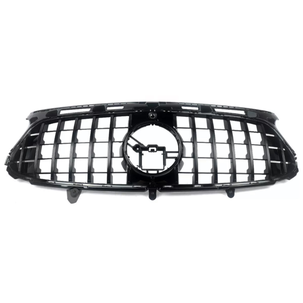 Mercedes GLA H247 Grill Gloss GT Panamericana Style – Carbon Accents