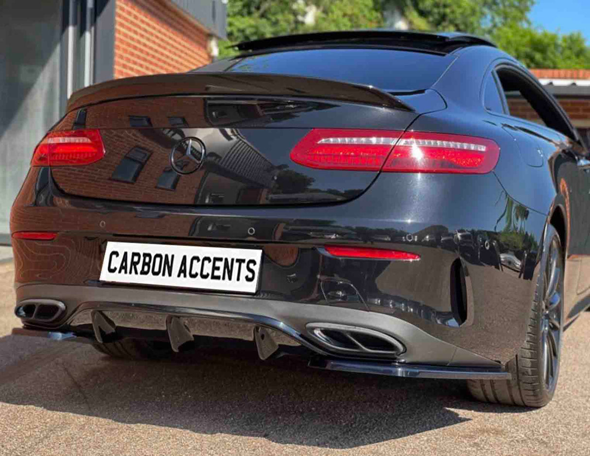 Mercedes E-Class C238 Spoiler Gloss Black AMG Style – Carbon Accents
